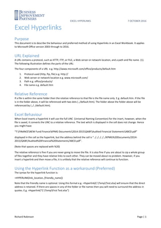 ExcelHyperlinks | PDF