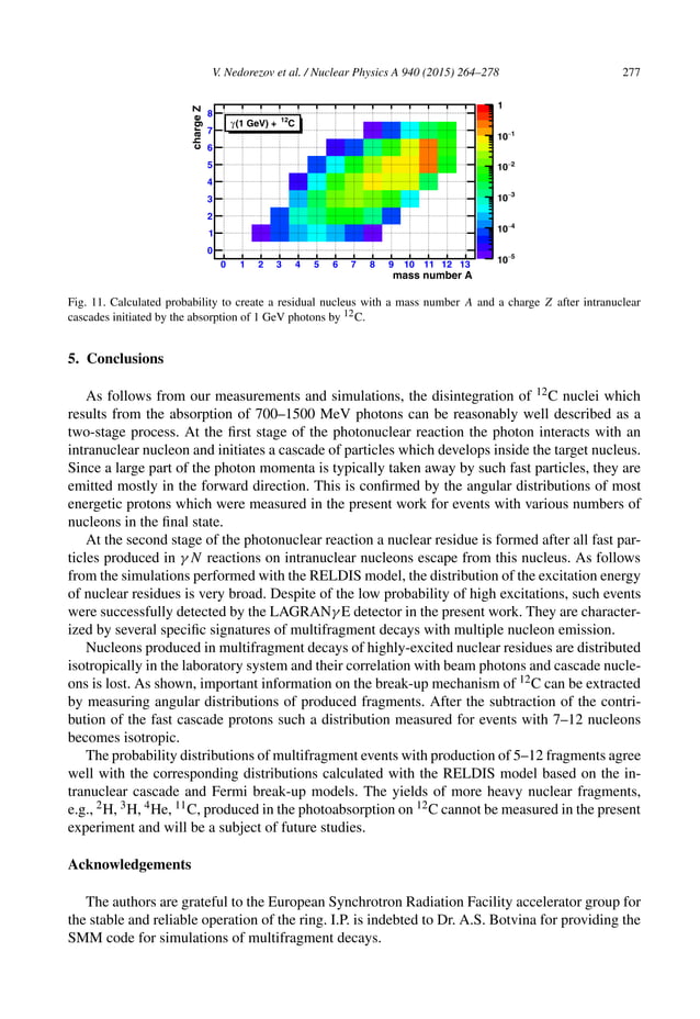 51 Disintegration of 12C nuclei by 700–1500 MeV photons - Nuclear ...