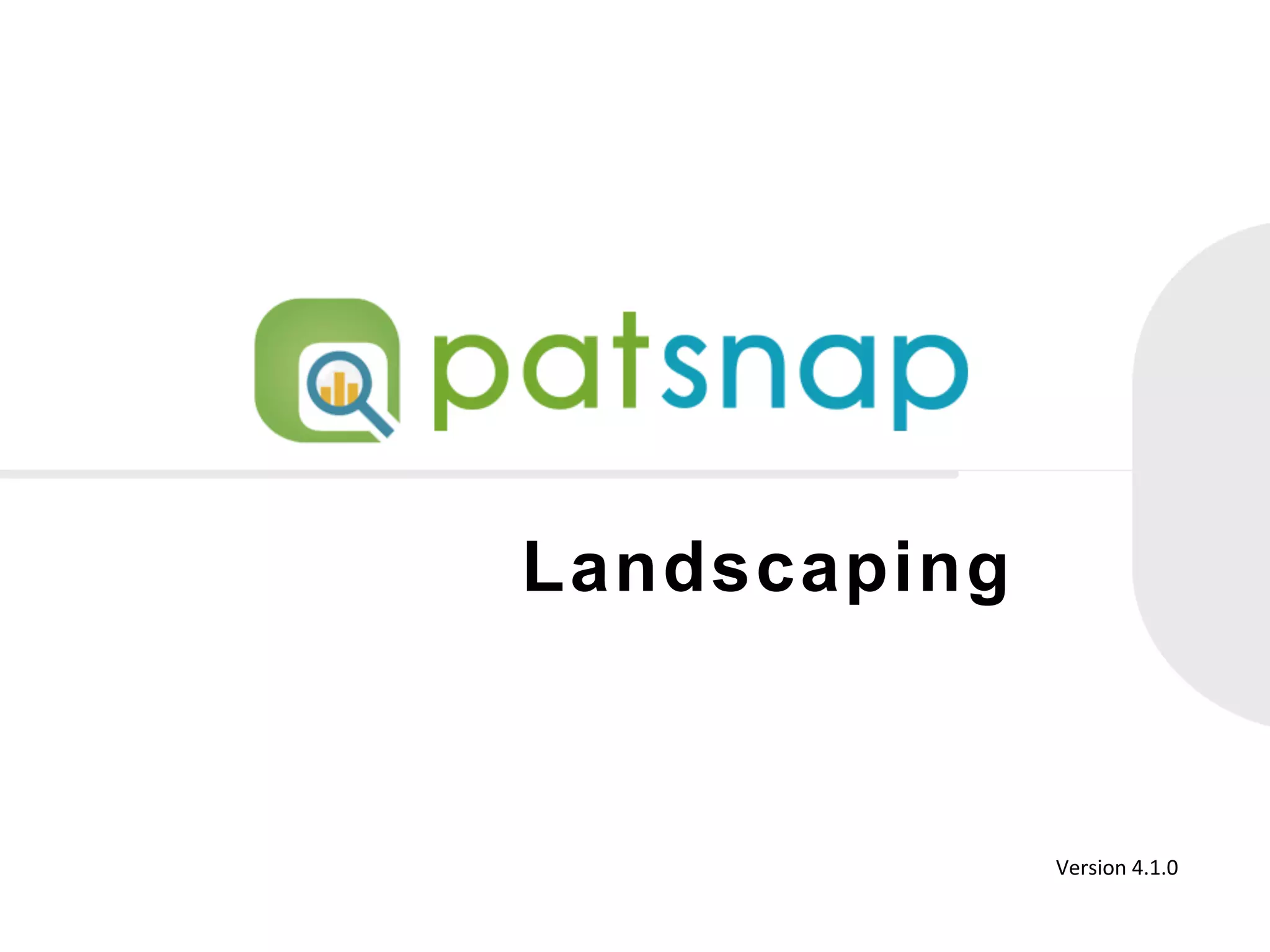 PatSnap Landscaping | PDF