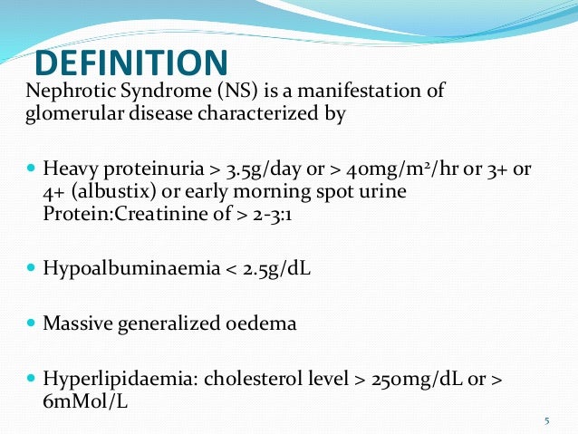 NEPHROTIC SYNDROME by EKE E.P.