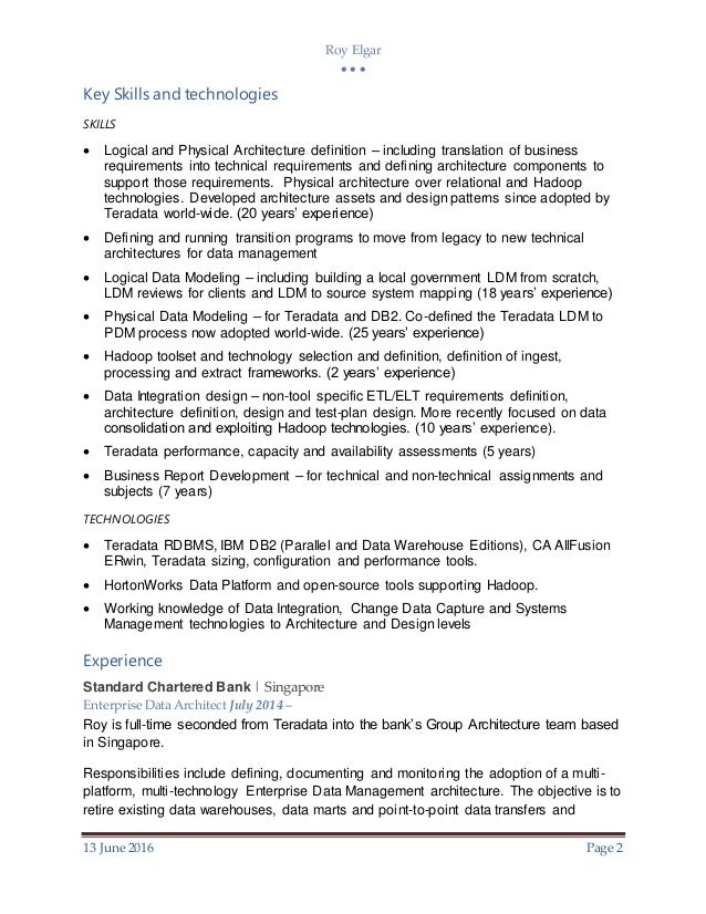 Roy Resume April 2015