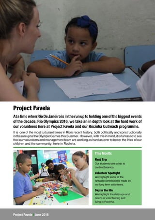 Project Favela Newsletter | PDF