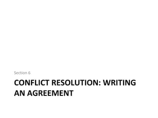 Conflict Resolution2 | PPT