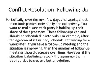 Conflict Resolution2 | PPT