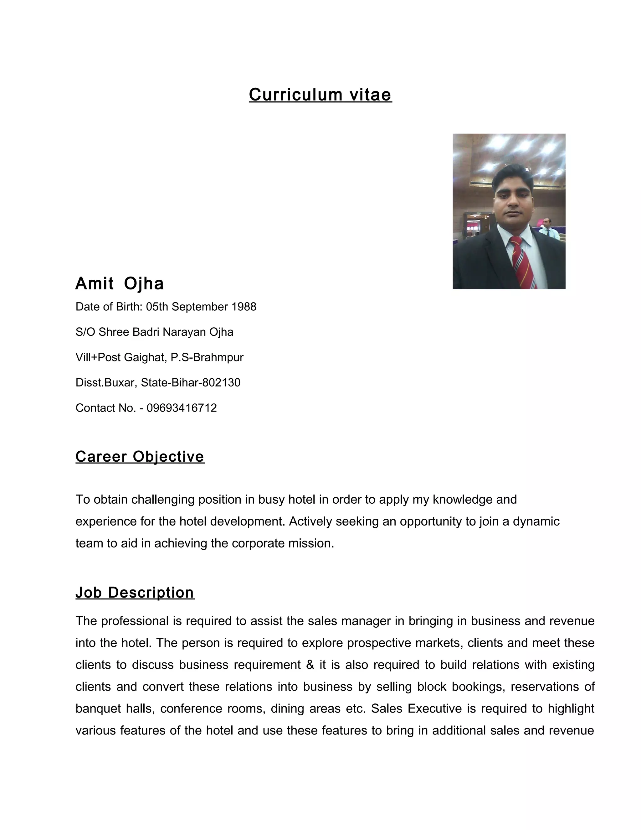 amit resume (2) | RTF