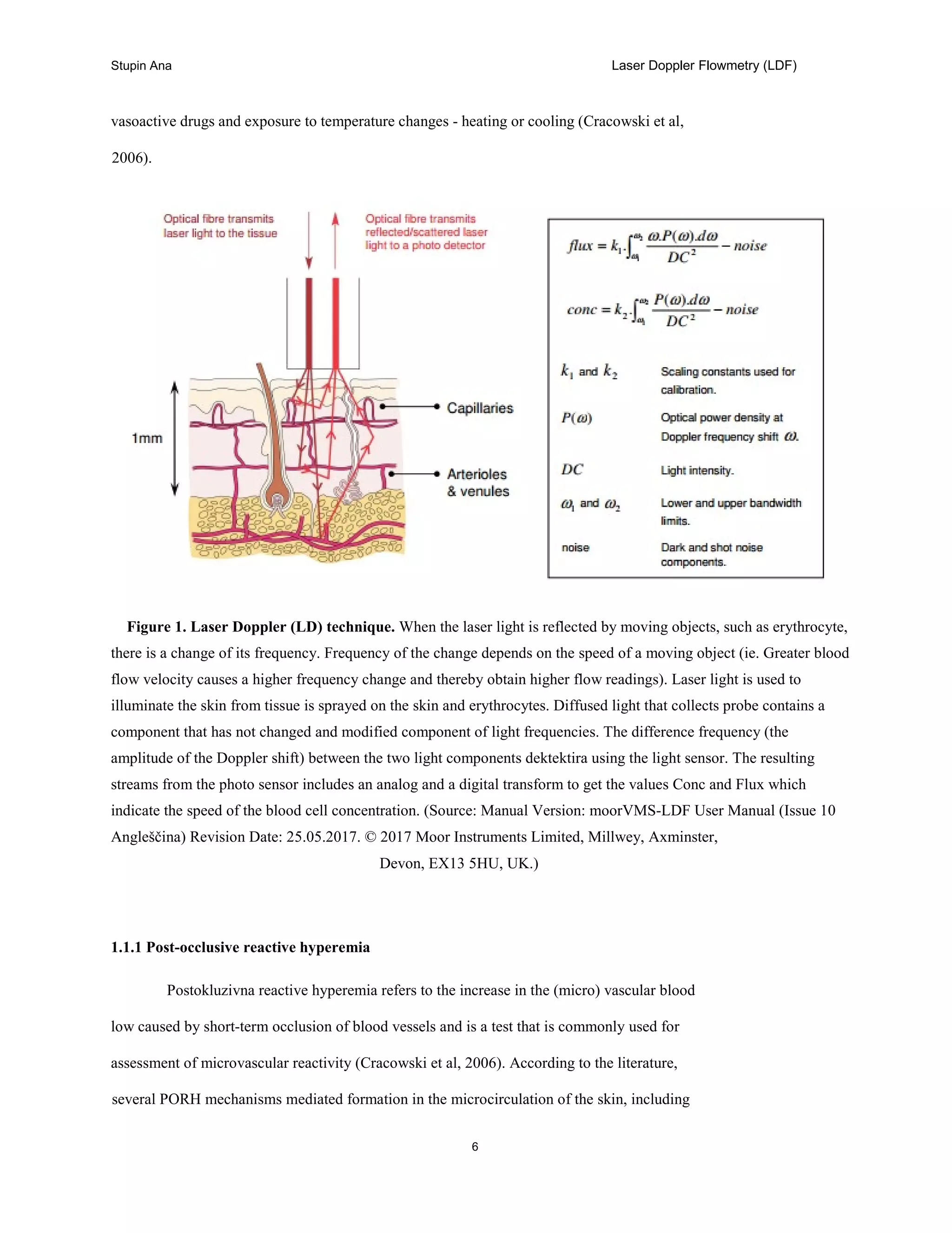 Notes for Measuring blood flow and reactivity of the blood vessels in ...