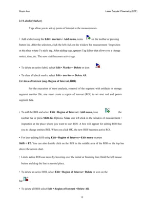 Notes for Measuring blood flow and reactivity of the blood vessels in ...