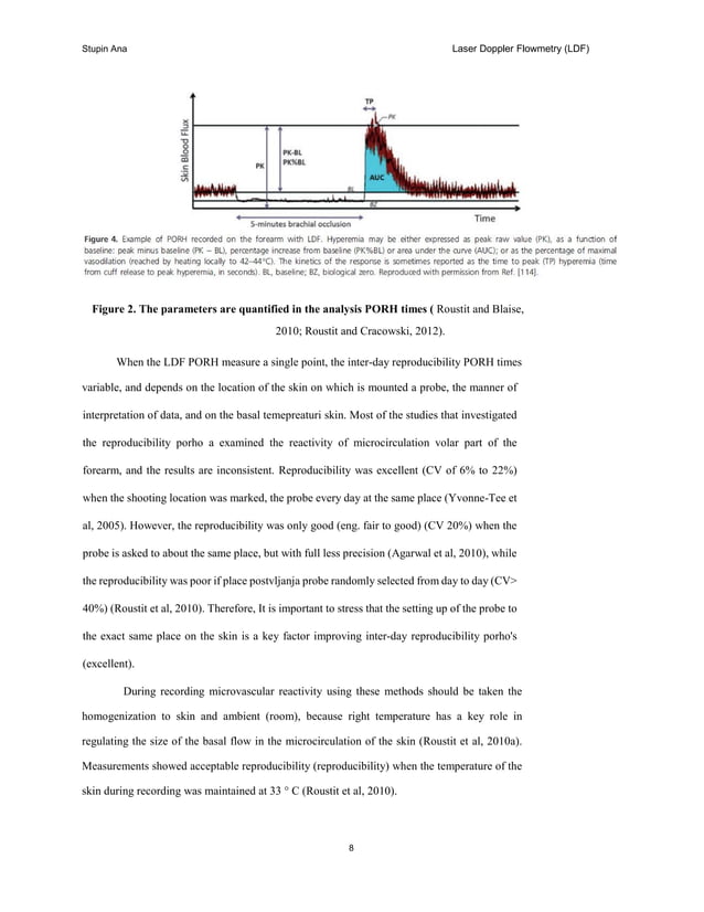 Notes for Measuring blood flow and reactivity of the blood vessels in ...