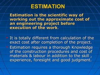 Estimation (power point) | PPT
