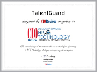 TalentGuard-CIO Review Top 20 | PDF