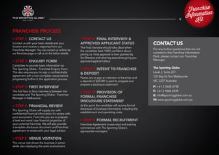 Franchise Information Kit | PDF