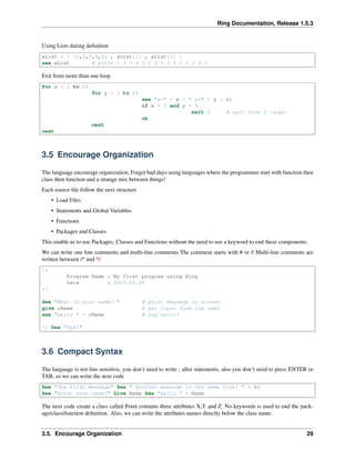 The Ring programming language version 1.5.3 book - Part 6 of 184 | PDF