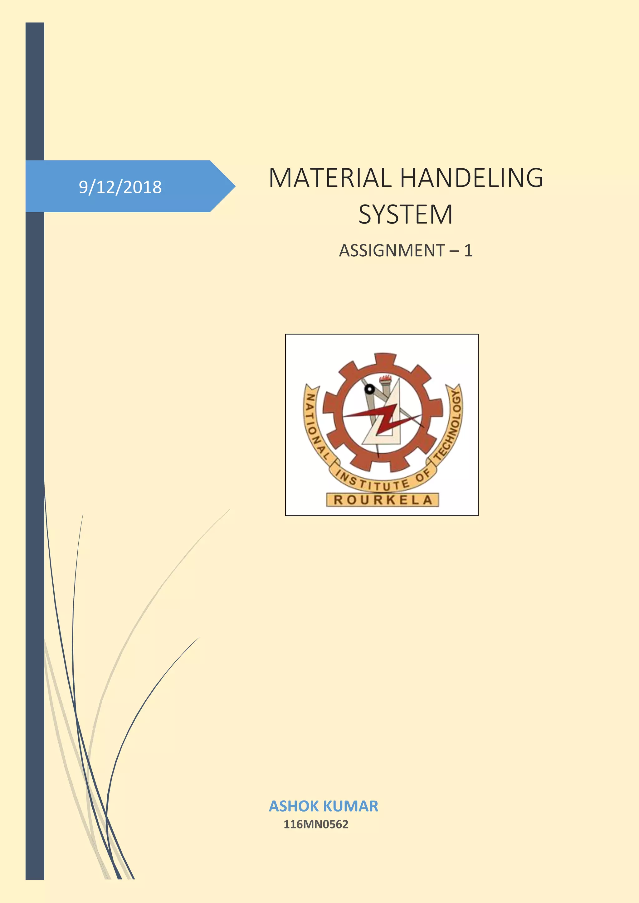 material handling in mines numerical problems | PDF