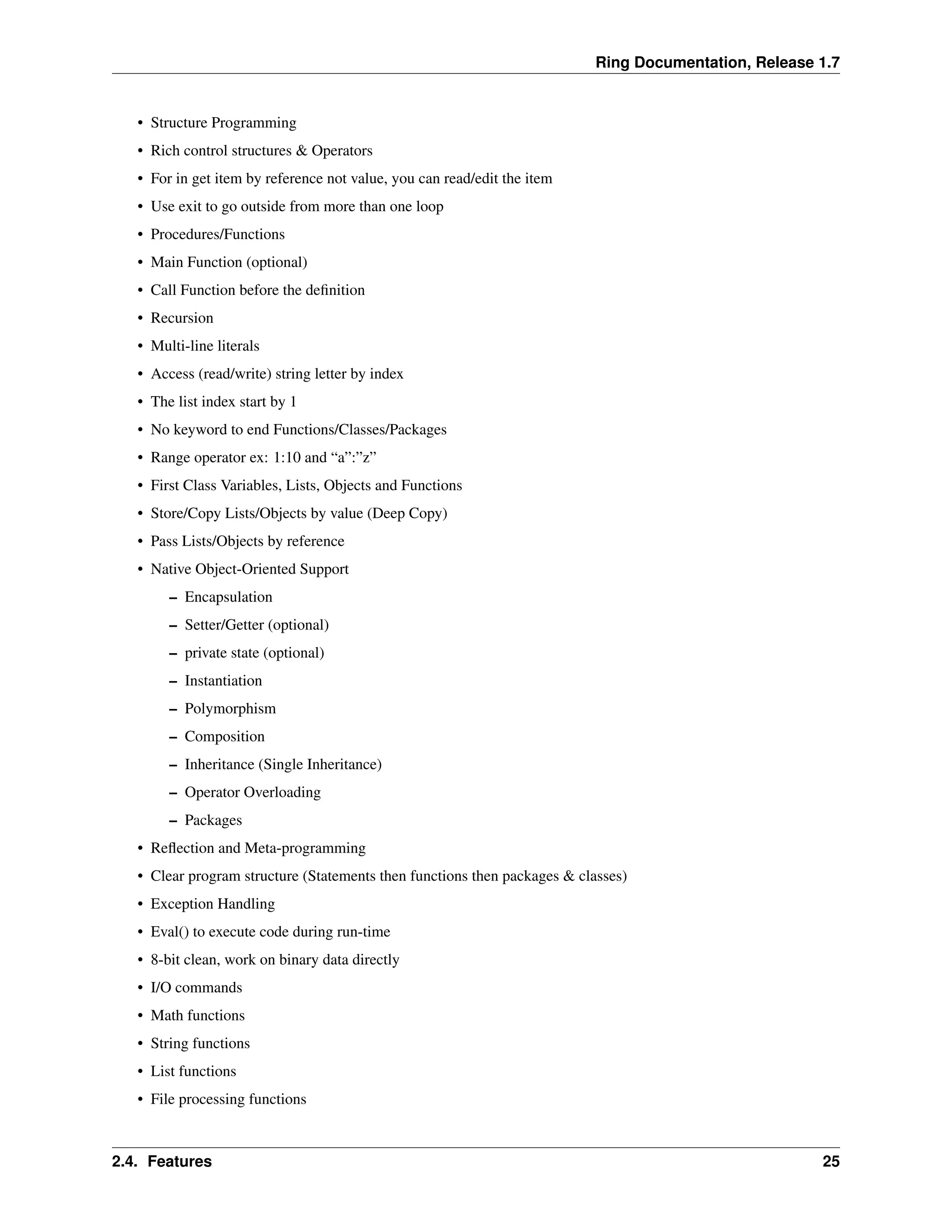 The Ring programming language version 1.7 book - Part 6 of 196 | PDF