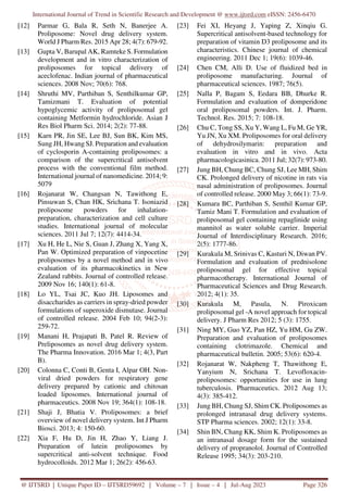 Proliposomal Drug Delivery System An Updated Review | PDF