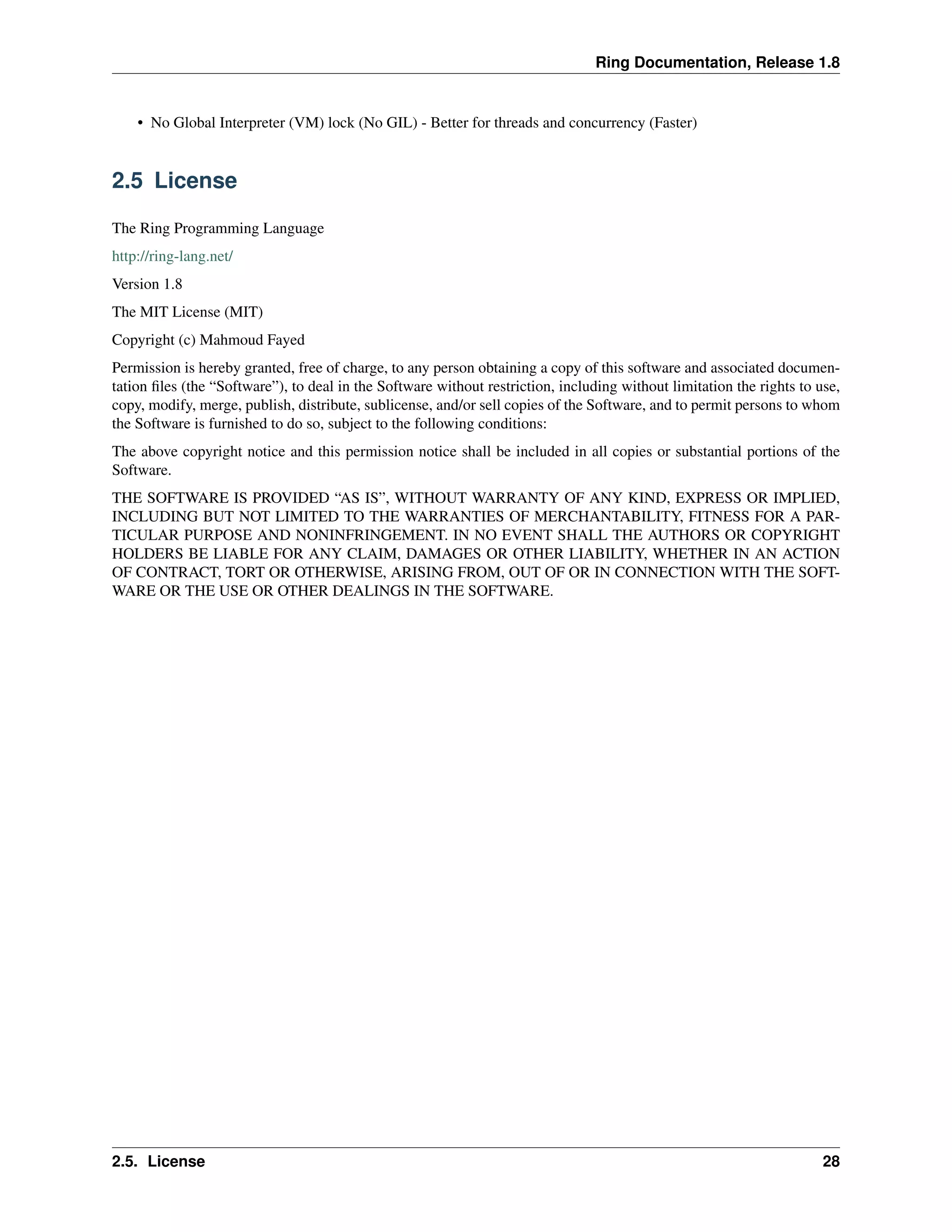 The Ring programming language version 1.8 book - Part 6 of 202 | PDF