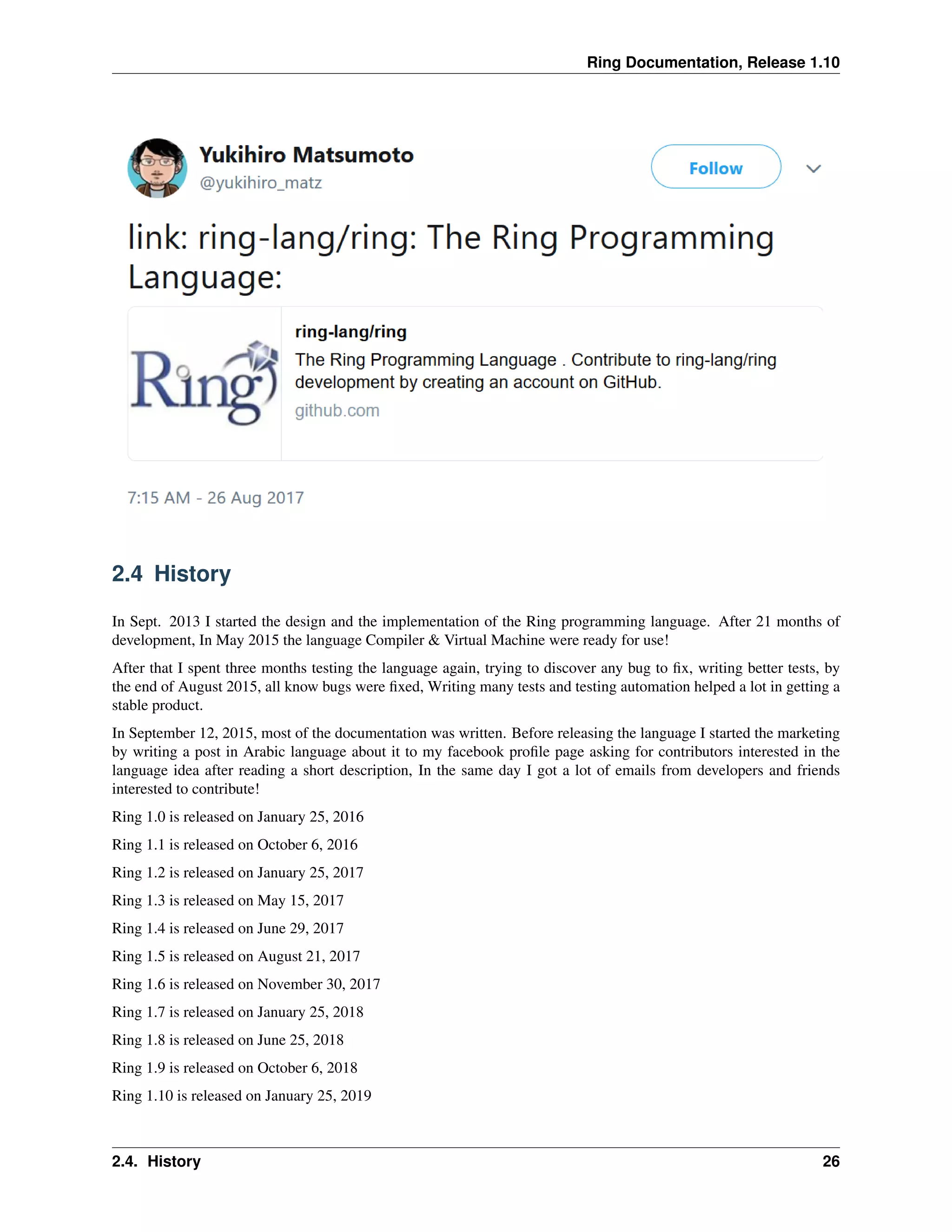 The Ring programming language version 1.10 book - Part 6 of 212 | PDF