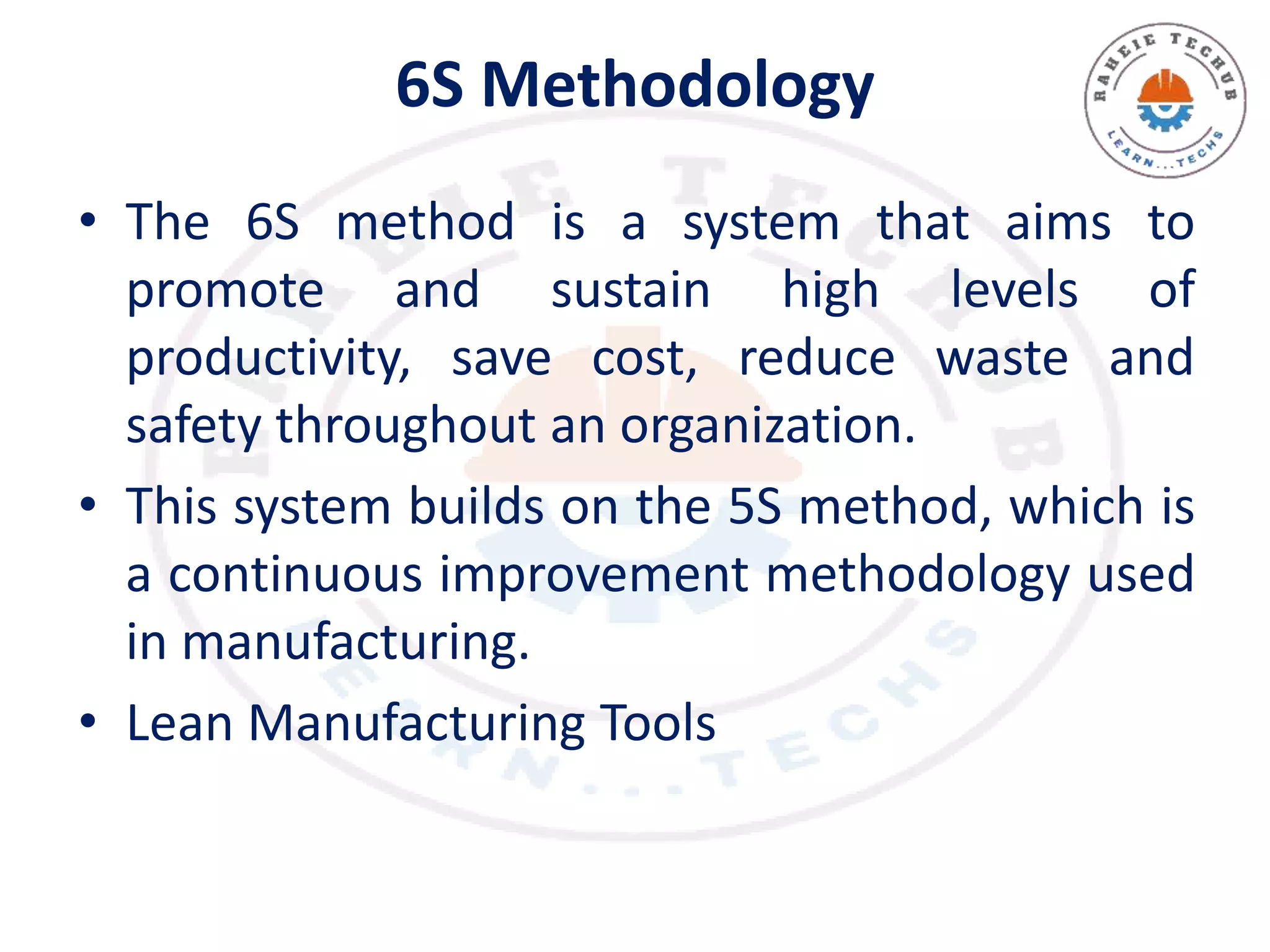 5+1 S Methodology | PPTX