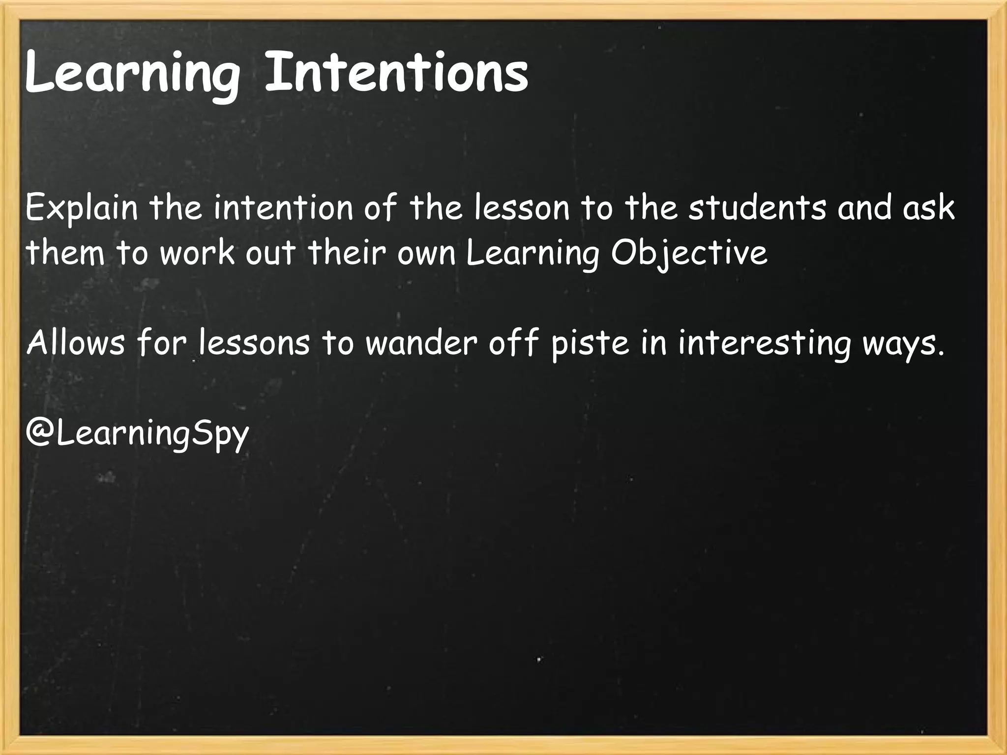 51 ways to introduce learning objectives | PPT