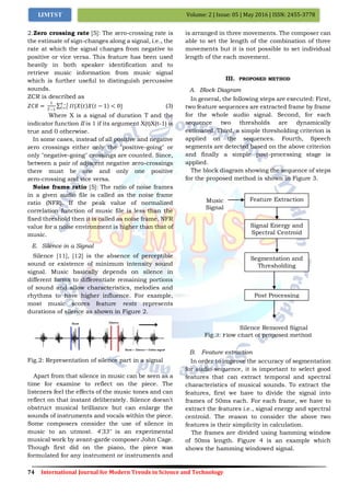 A Novel Method for Silence Removal in Sounds Produced by Percussive Instruments | PDF | Digital ...