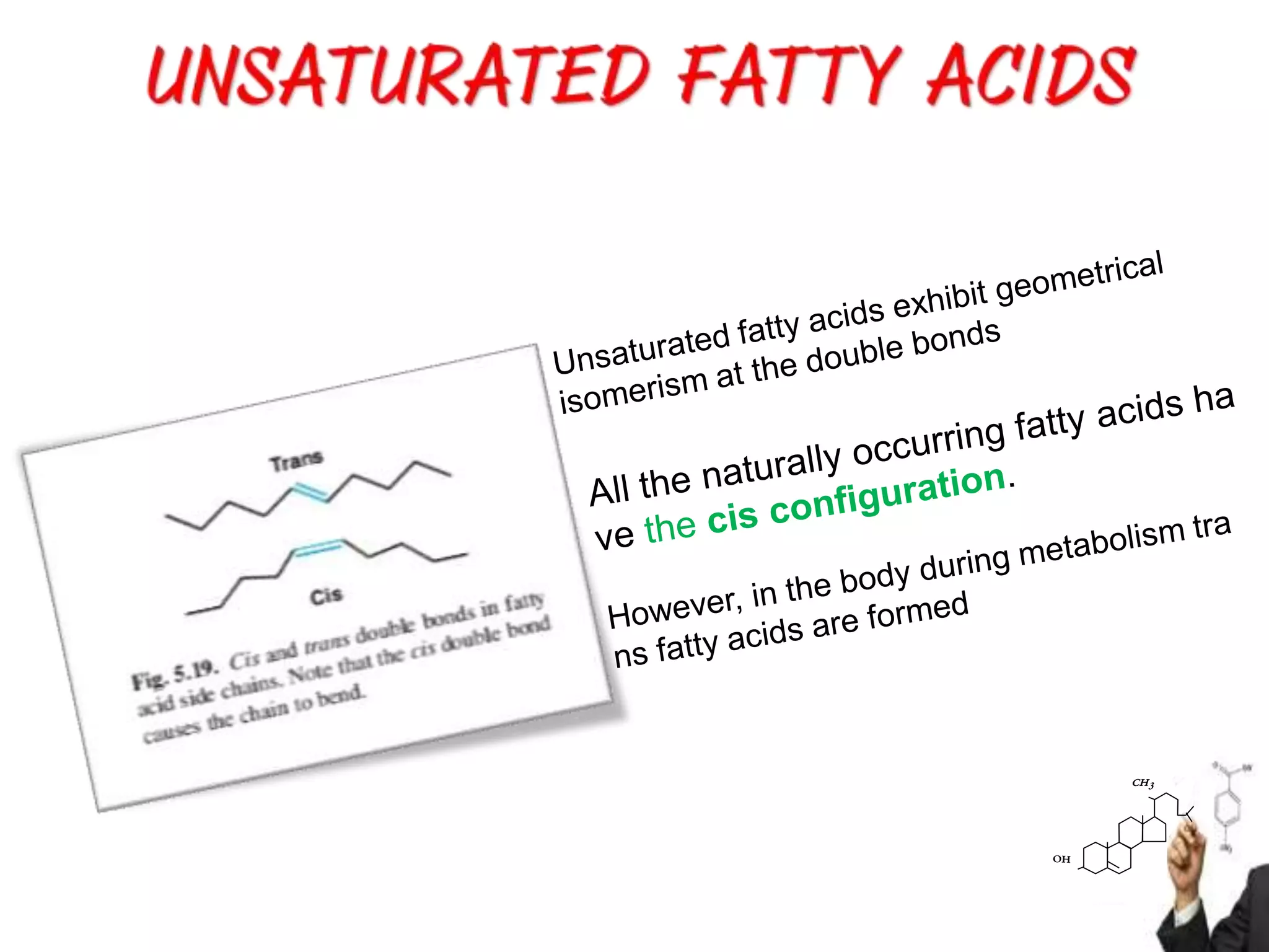 Fatty acids (Chemistry of Lipids (Part - II) | PPSX