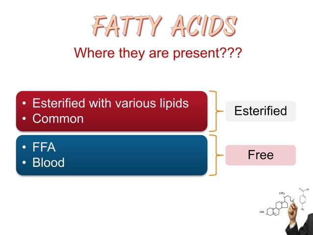 Fatty acids (Chemistry of Lipids (Part - II) | PPSX | Chemistry | Science