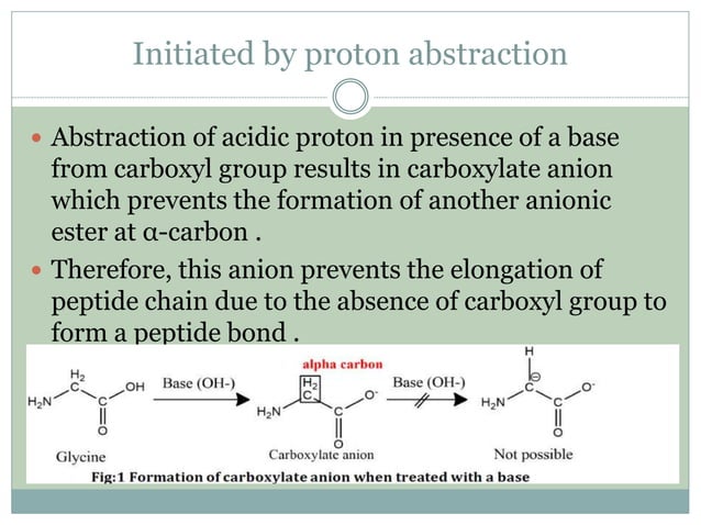 SIDE REACTION IN PEPTIDE SYNTHESIS | PPTX | Chemistry | Science