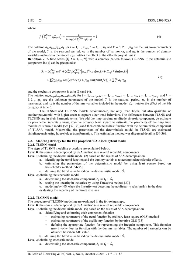 SSA-based hybrid forecasting models and applications | PDF | Free Download
