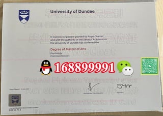 University of Dundee degree offer diploma Transcript | PDF