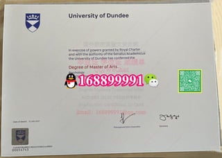 University of Dundee degree offer diploma Transcript | PDF