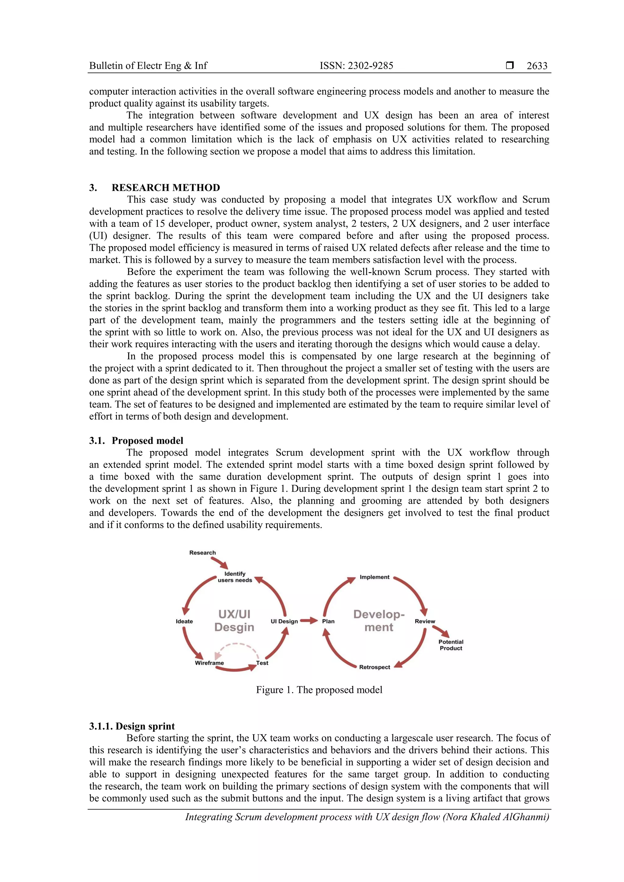 Integrating Scrum development process with UX design flow | PDF