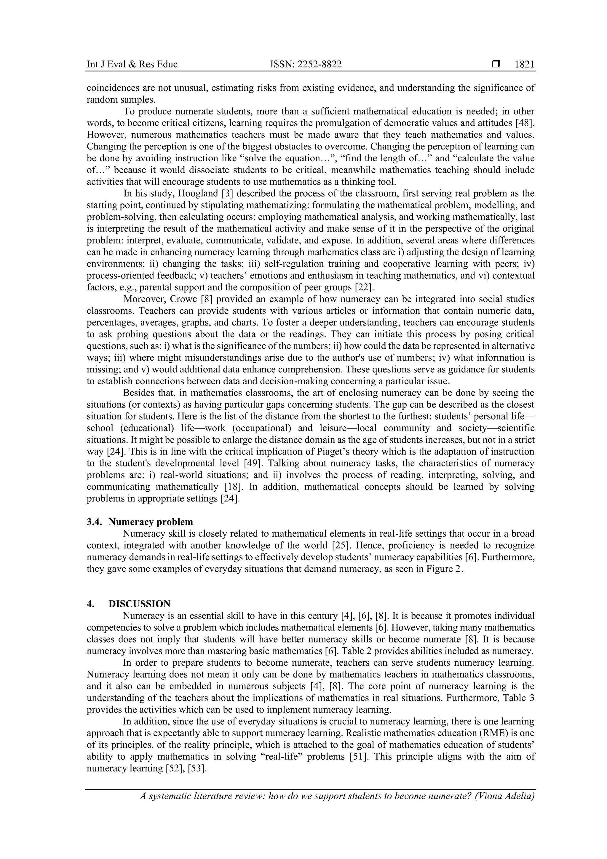 A systematic literature review: how do we support students to become ...