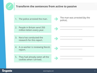 52 grammar-the-passive-voice | PDF