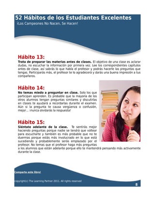 52 habitos-de-los-estudiantes-exitosos | PDF