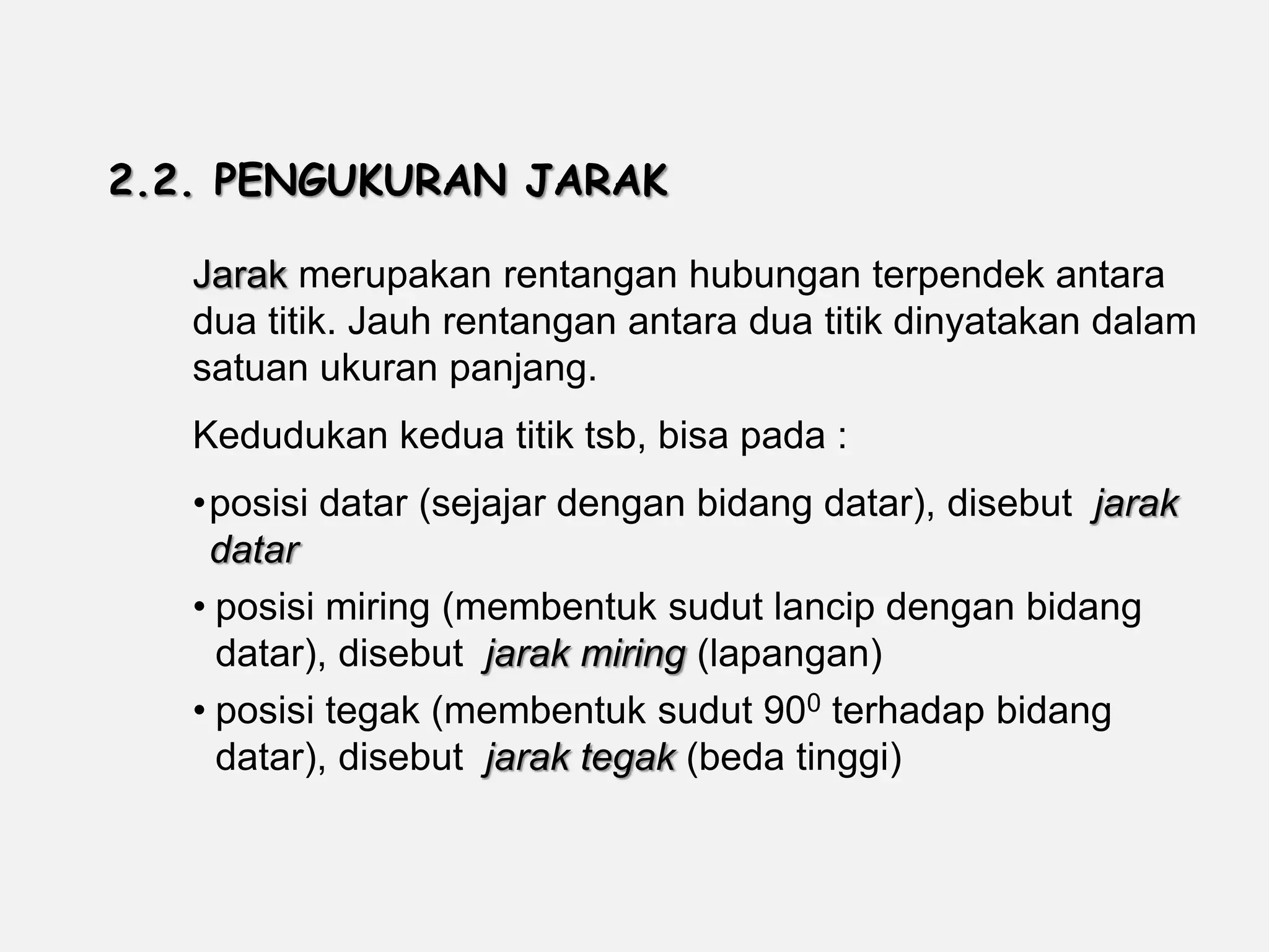 52 pengukuran-sudut-jarak | PPTX