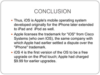 i Operating system | PPTX | Operating Systems | Computer Software and ...