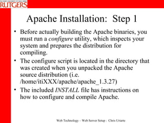 Apache Web Server Setup 2 | PPT