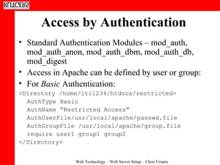 Apache Web Server Setup 4 | PPT