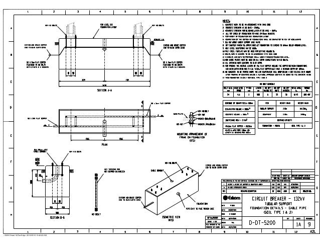 Substation structure foundation