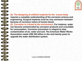 Corrosion Science for material science and technology | PPT