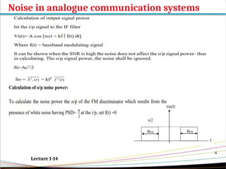 Communications Systems Analogue Angle Modulation | PPT