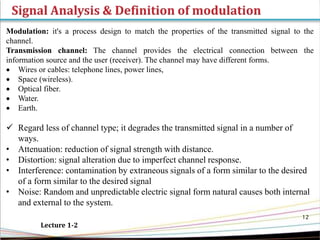 SIGNAL ANALYSIS am MODULATION downlod ppt | PPTX