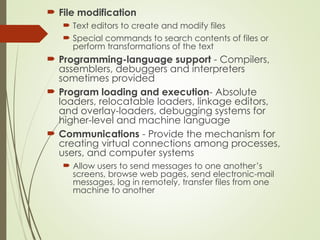 operating system structure part-ii for system calls | PPT