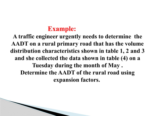 traffic volume data presentation civil engineering.pptx | Auto Type | Automotive