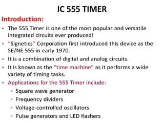555 IC Timer | PPT