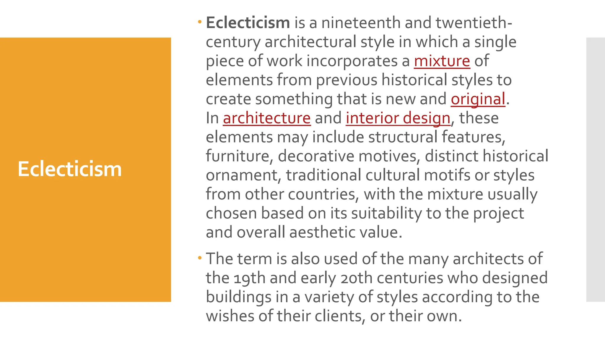 Theory of architecture, history and framework | PPTX | Interior ...