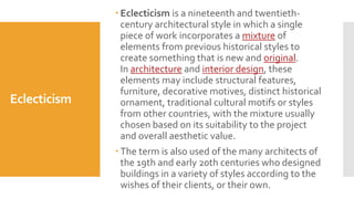 Theory of architecture, history and framework | PPTX