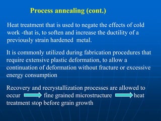 Rahul vyas annealing process and it's importance | PPT | Geology | Science