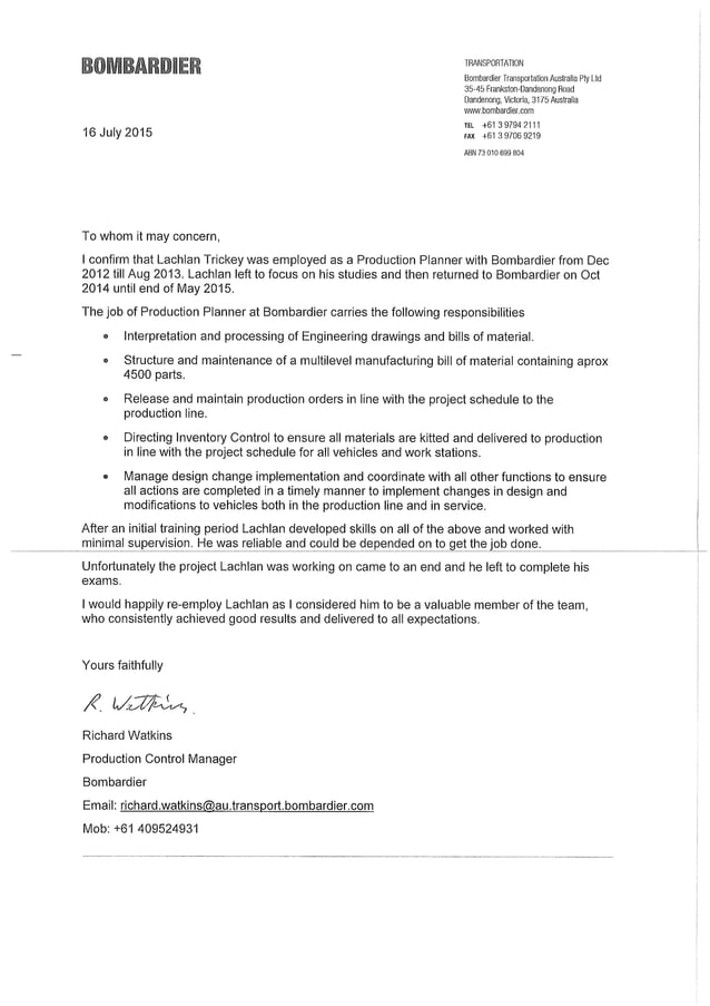 Bombardier Transportation Reference | PDF