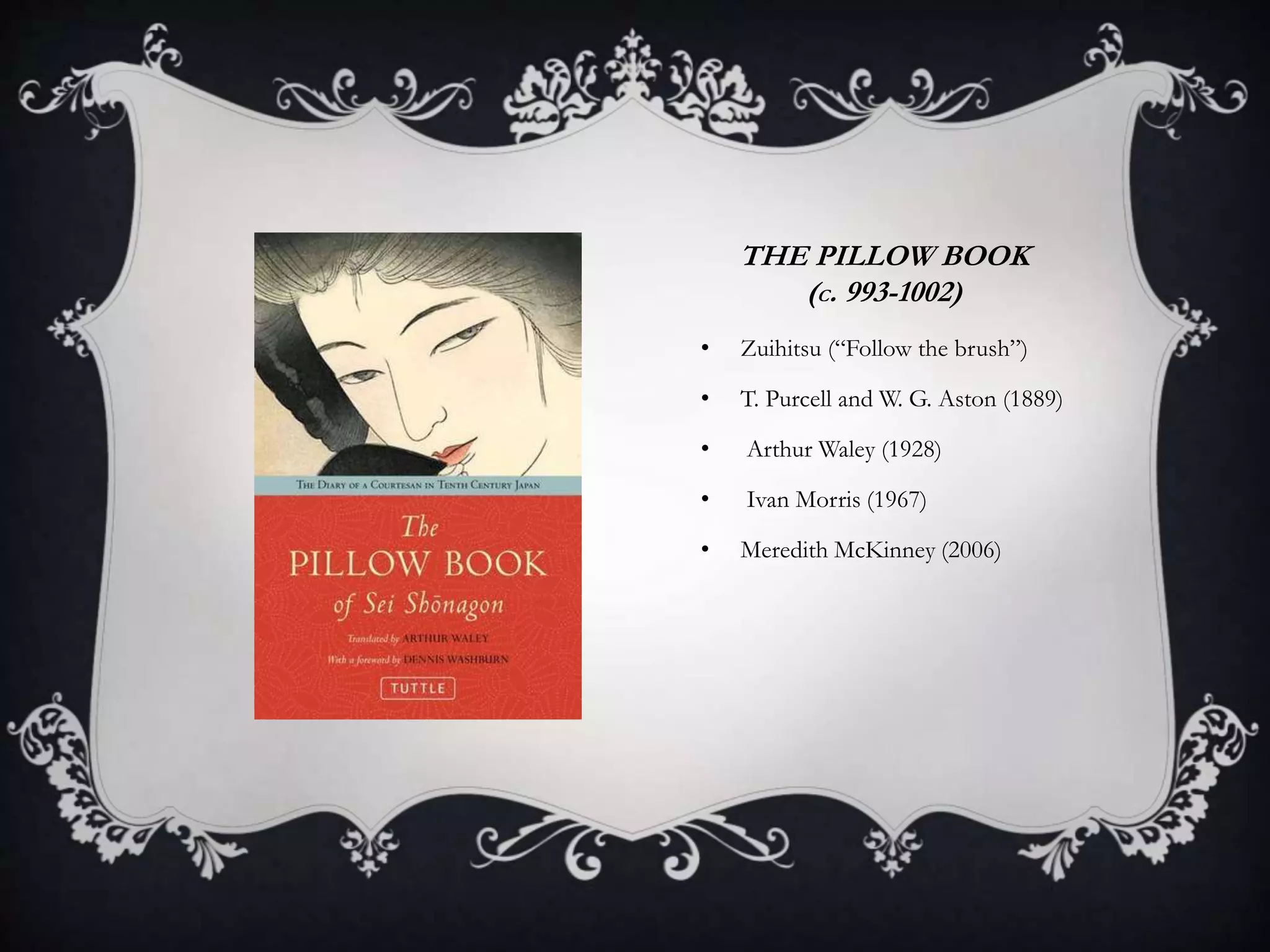 Review - The Pillow Book of Sei Shonagon - Arthur Waley translation ...